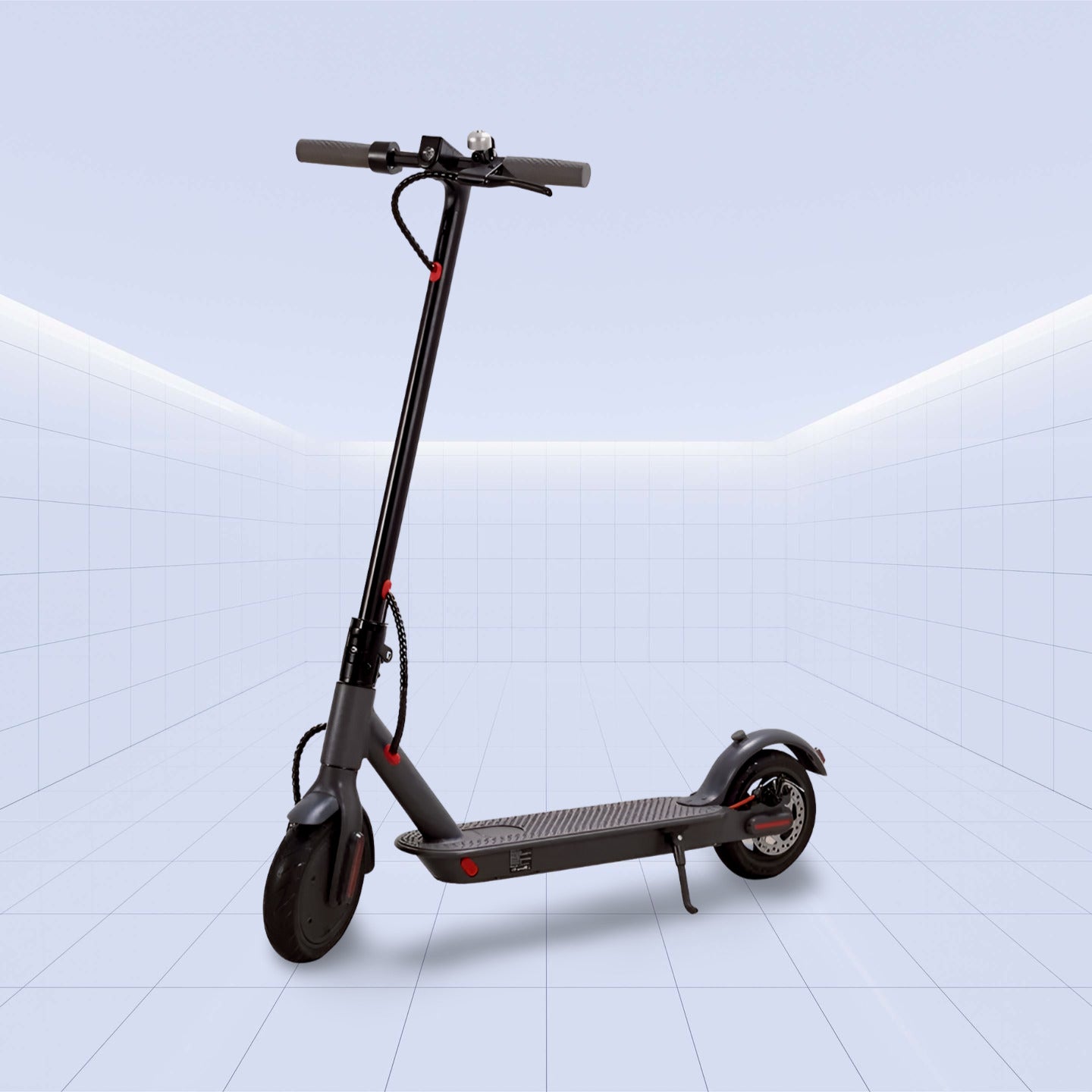 Compact and Lightweight 350W Electric Folding Scooter for Urban (BLACK ...