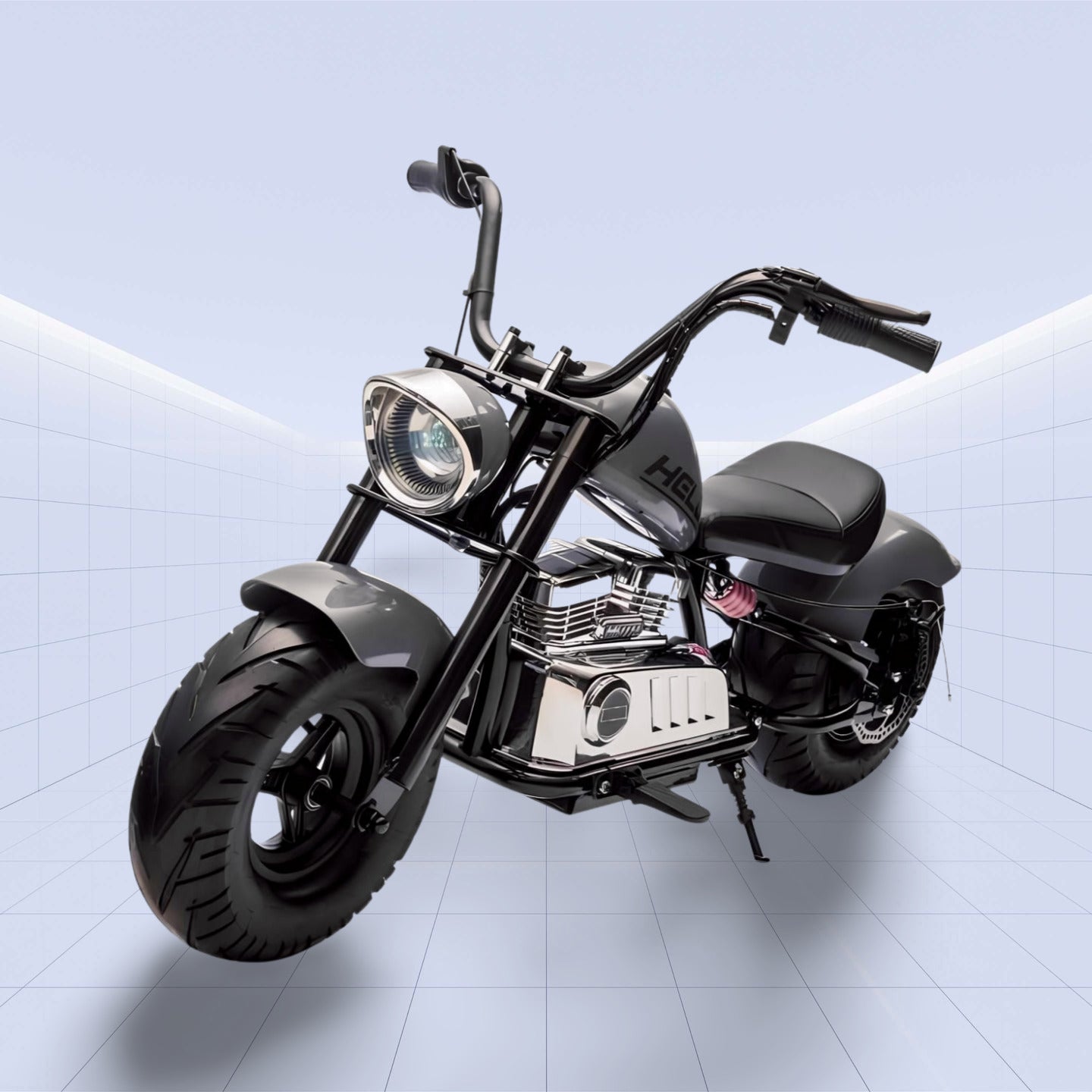 Realistic Electric Chopper Motorcycle for Kids with Comfortable Seatin ...